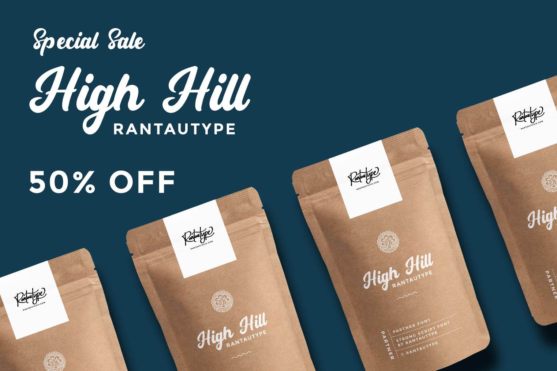 Partner Vintage script font « rantaustudio