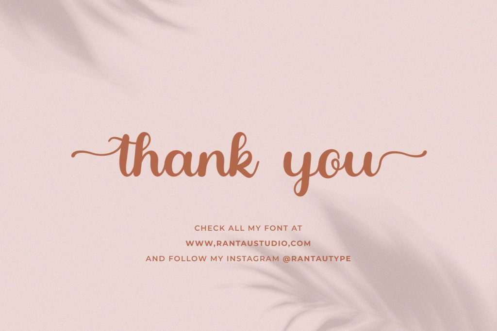 Nietta Modern Calligraphy font « rantaustudio