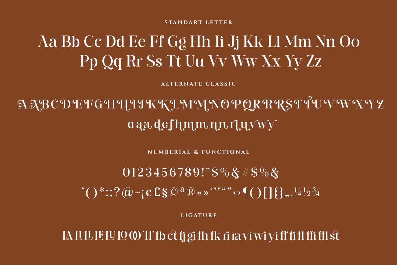 The Glorious Modern and Classic Font « rantaustudio