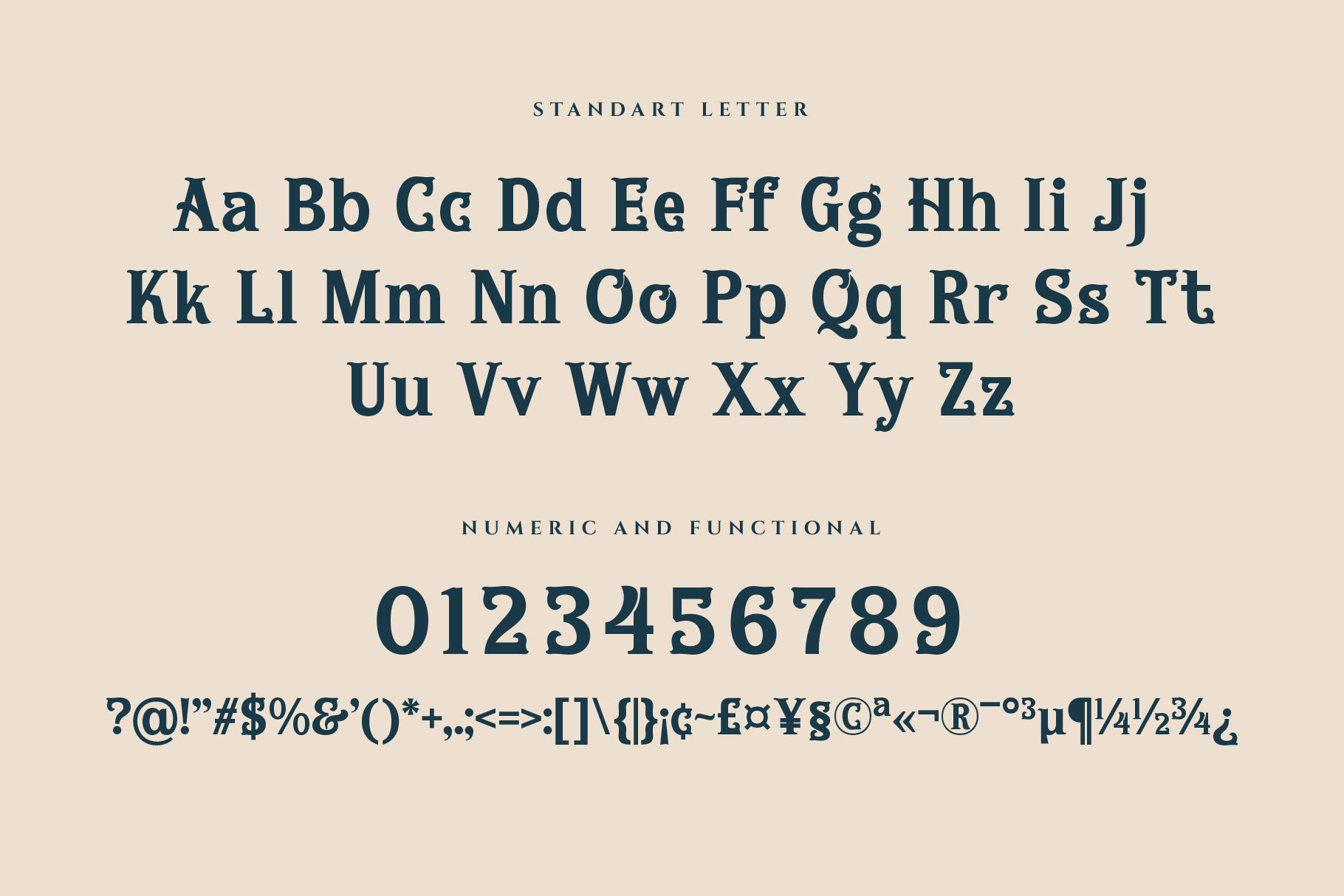 Hanora // Vintage Font « rantaustudio