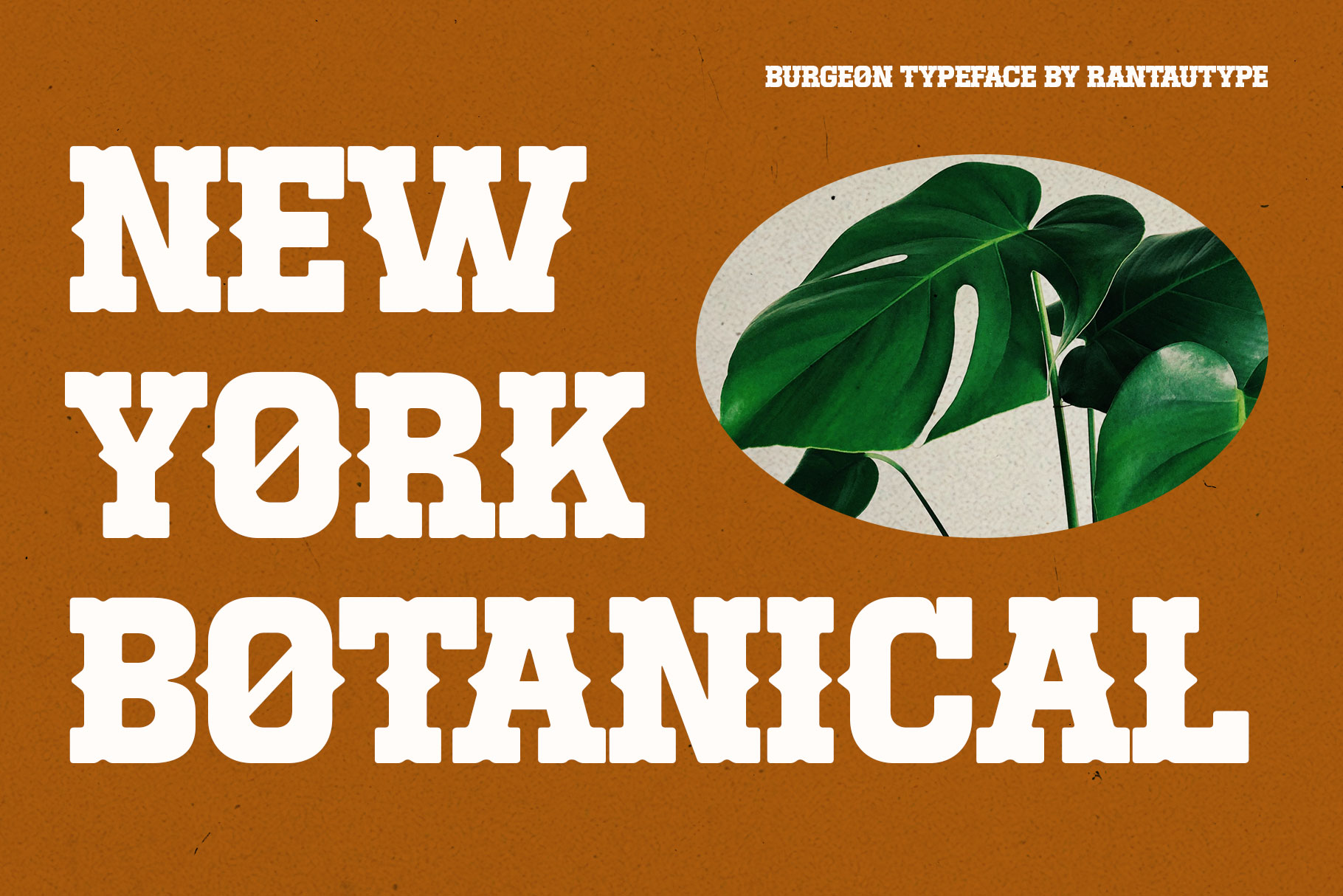 Burgeon // Decorative Western font « rantaustudio