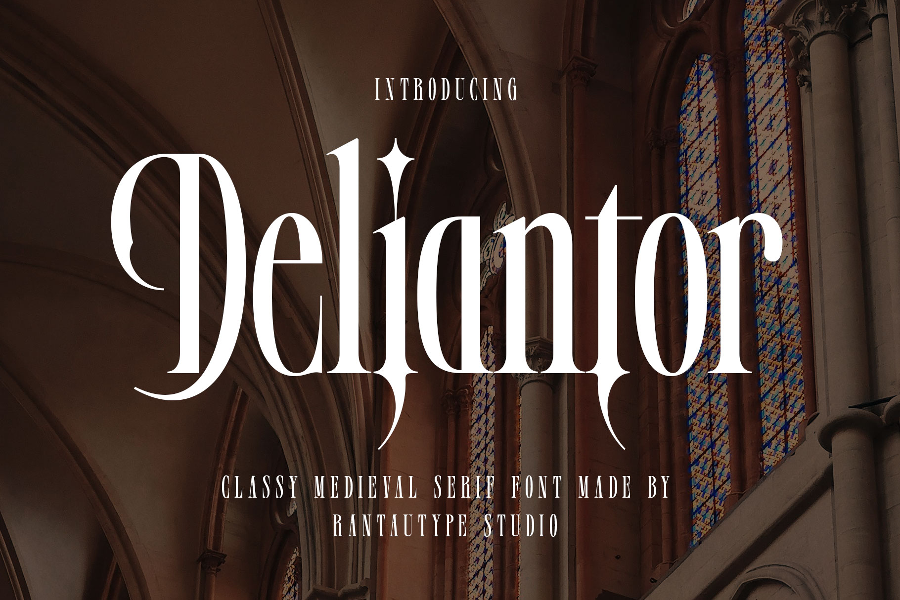 Deliantor Classy Medieval Font - Rantau Studio
