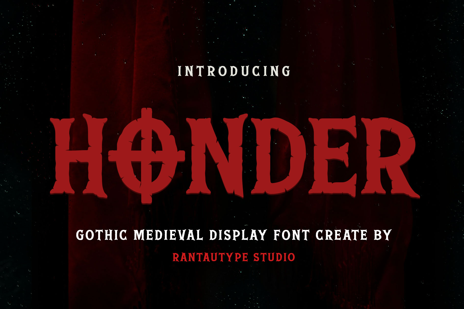 Honder Gothic Medieval Display Font - Rantau Studio